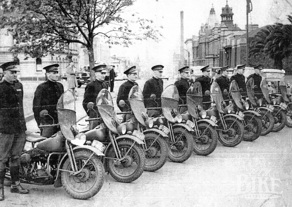 On yer bike, Constable. - Old Bike Australasia