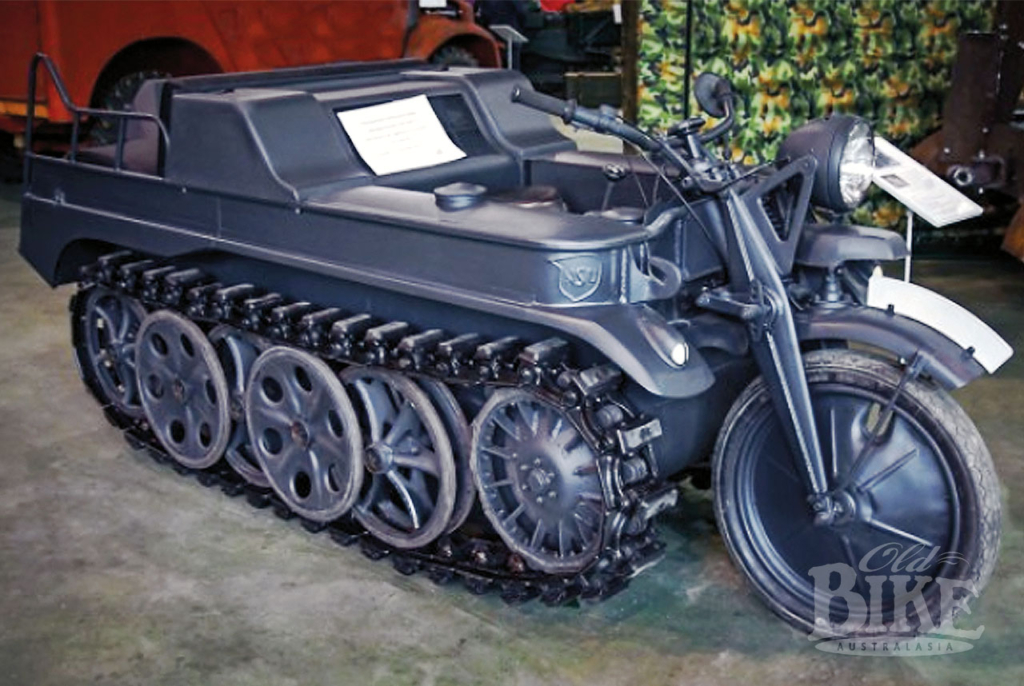 The Kettenkrad: Half motorcycle, half tractor. - Old Bike Australasia