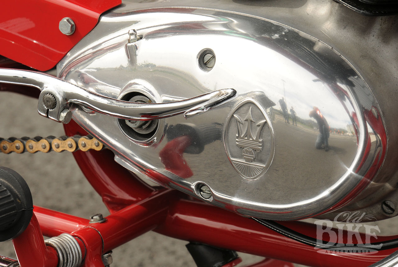 1956 Maserati T2 125 Lusso: A familiar face – in red - Old Bike Australasia